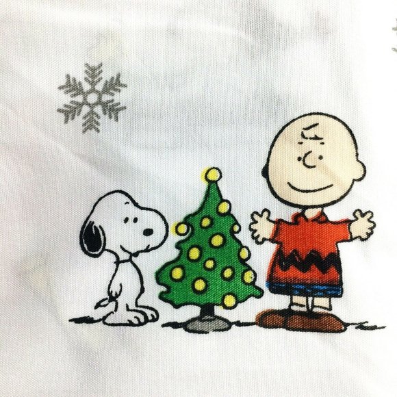 Peanuts | Bedding | Peanuts Snoopy Queen Size Sheet Set Snowflake ...